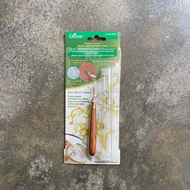 Clover Kantan Couture Bead Embroidery Tool – Retrosaria