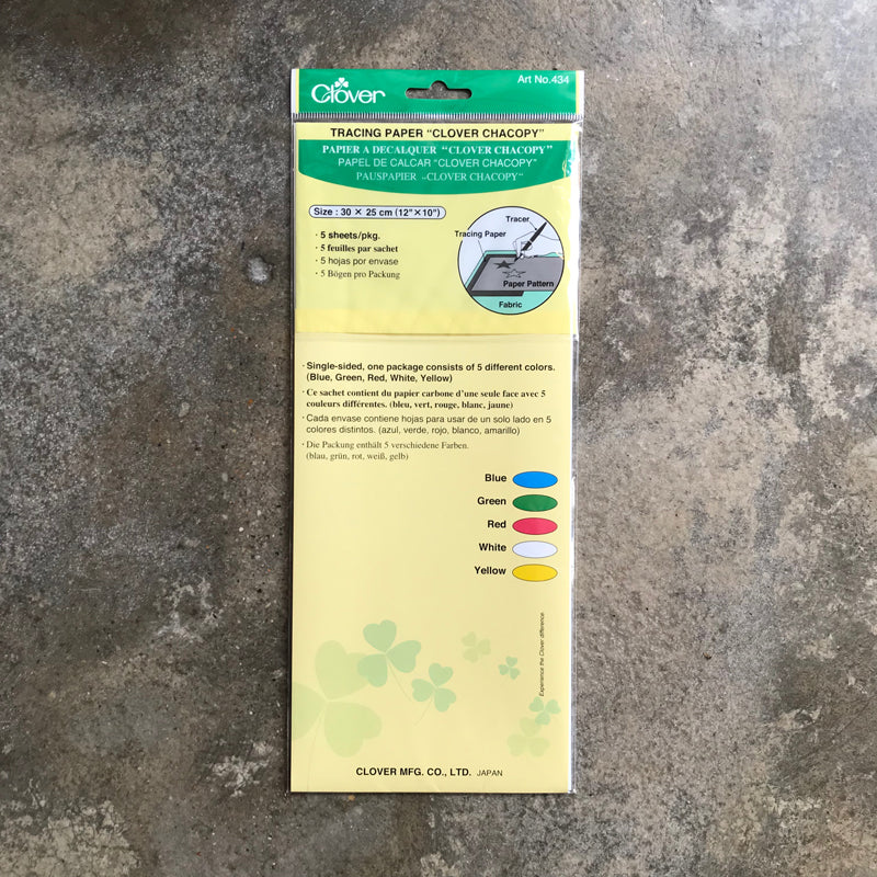 Clover Chacopy tracing paper – Retrosaria